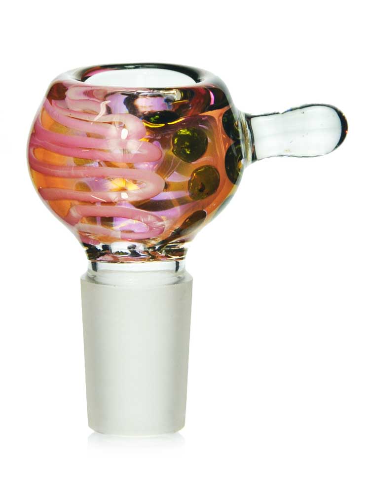 18mm Pink Bong Bowl for Sale | Bong Slides at — Badass Glass