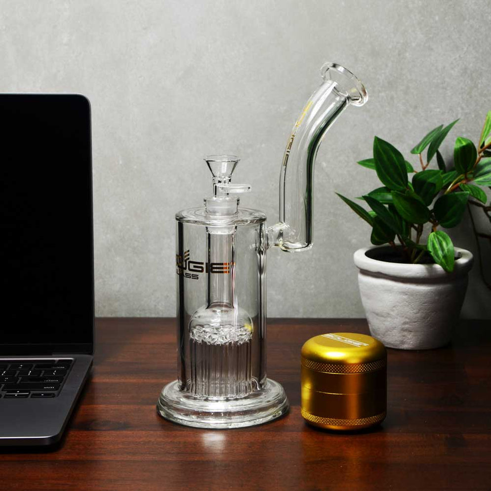 24-arm Bubbler Bong by Bougie Glass — Badass Glass