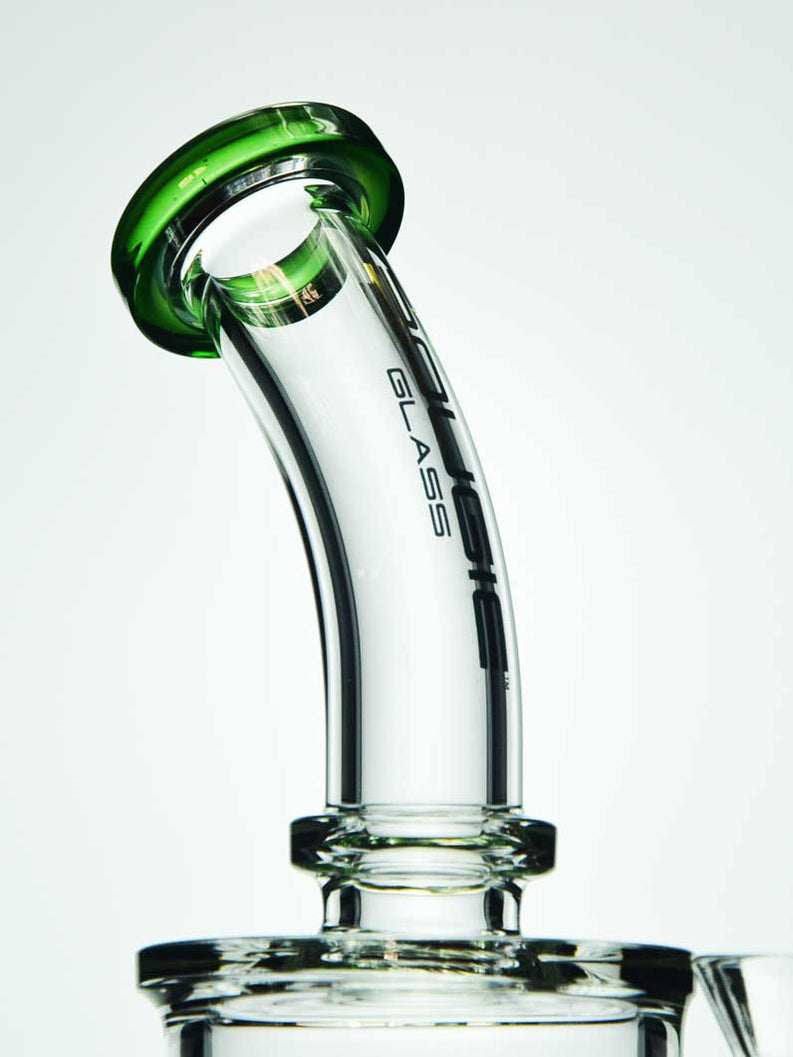 12" Double Tree Perc Bong by Bougie Glass — Badass Glass