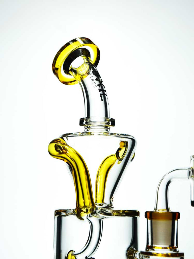 Honeybee Recycler by Toxic Glass — Badass Glass