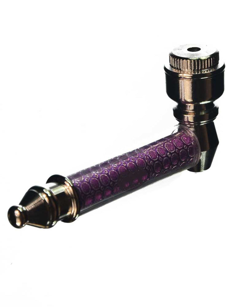 Metal Smoking Pipe with Lid — Badass Glass