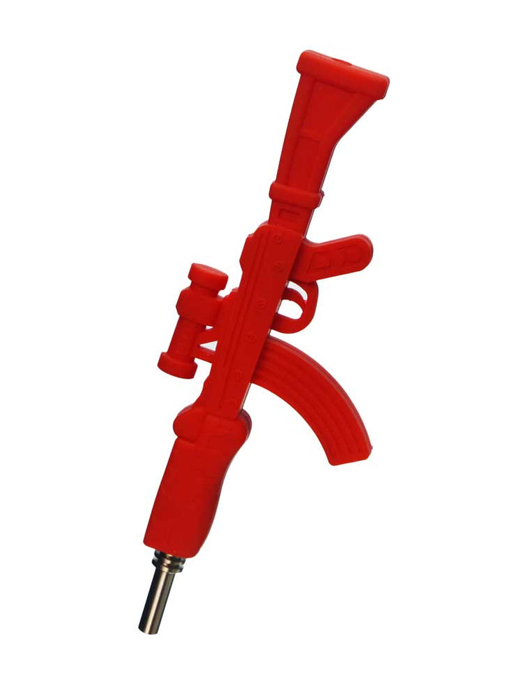 AK47 Silicone Dab Straw — Badass Glass