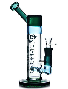 Diamond Glass Inline Bong — Badass Glass