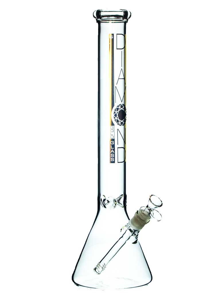 18" Beaker Bong by Diamond Glass — Badass Glass