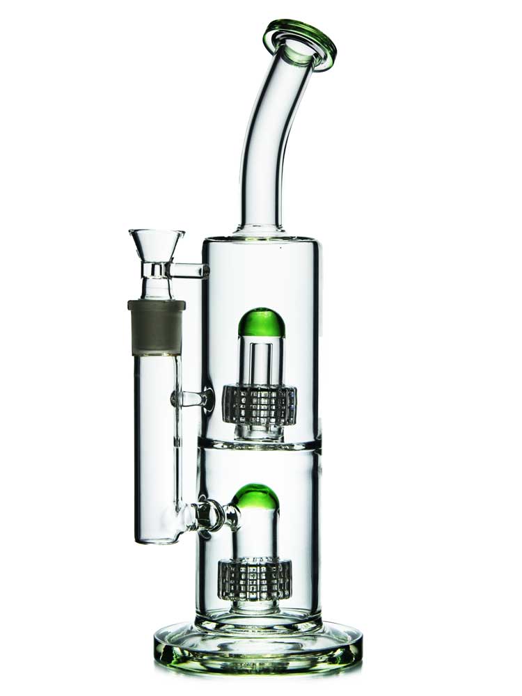 Double Microphone Bong at — Badass Glass