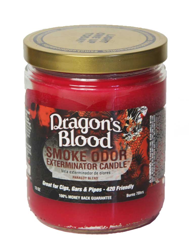 Smoke Odor Exterminator Candle - Dragon's Blood — Badass Glass