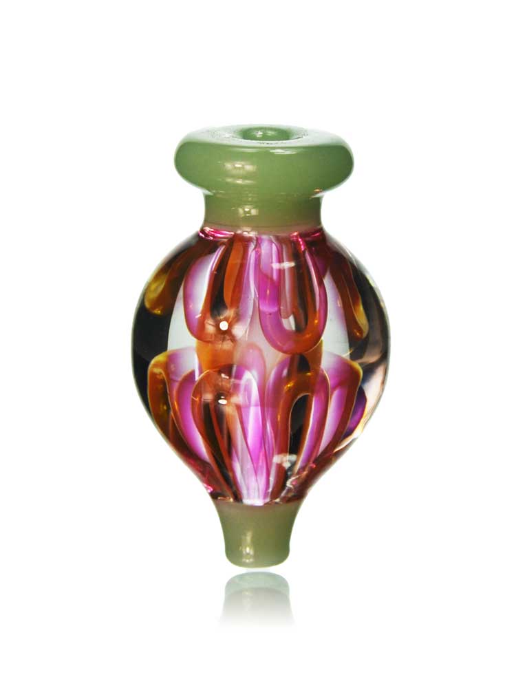Green Bubble Cap For Sale - Bubble Carb Caps for Bangers — Badass Glass
