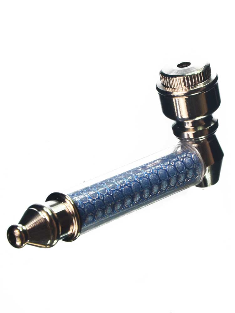 Metal Smoking Pipe with Lid — Badass Glass