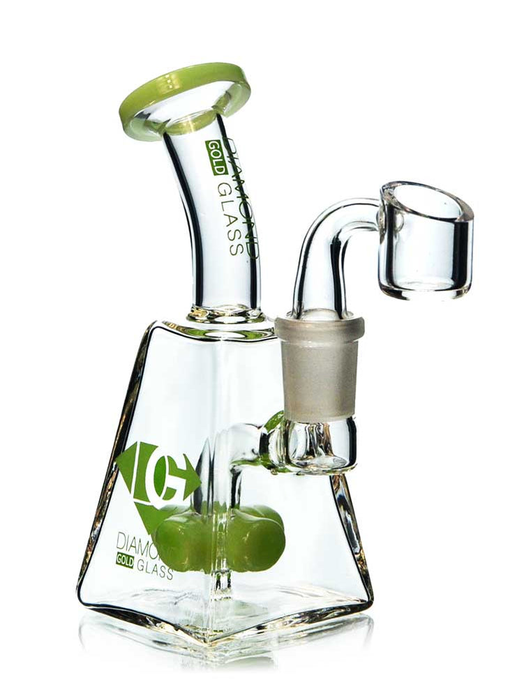 Micro Prism Dab Rig by Diamond Glass — Badass Glass