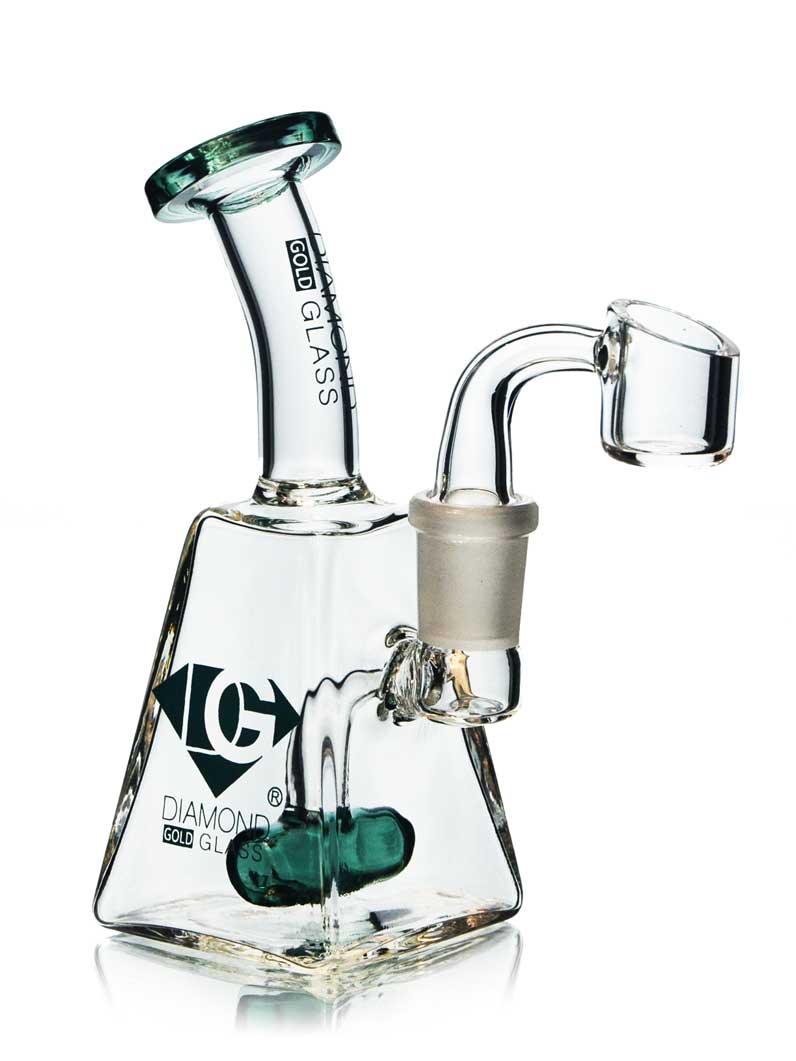Micro Prism Dab Rig by Diamond Glass — Badass Glass