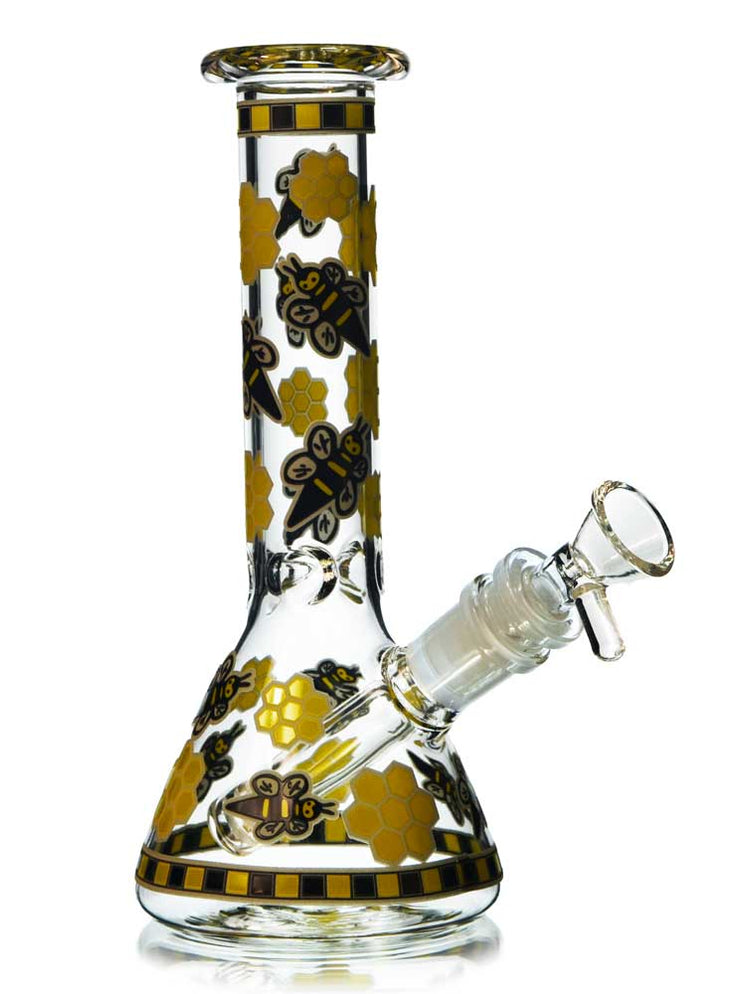 8" Honeybee Bong for Sale — Badass Glass