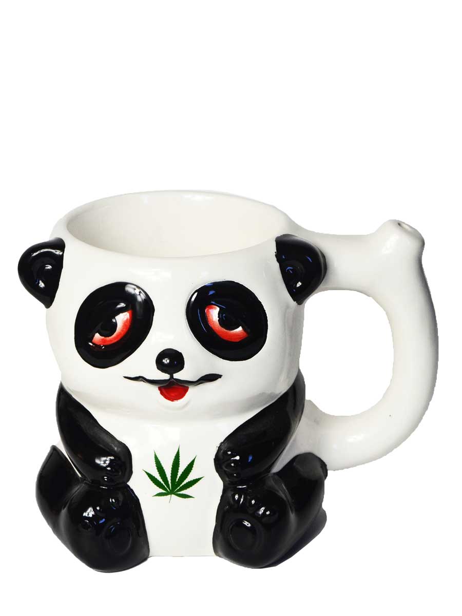 Panda Pipe Mug — Badass Glass