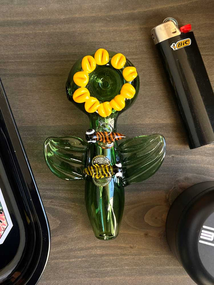 Sunflower Glass Pipes | Glass Pipes at — Badass Glass