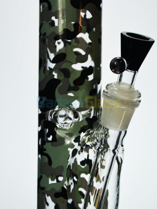 Camouflage Straight Shot | Bongs | — Badass Glass