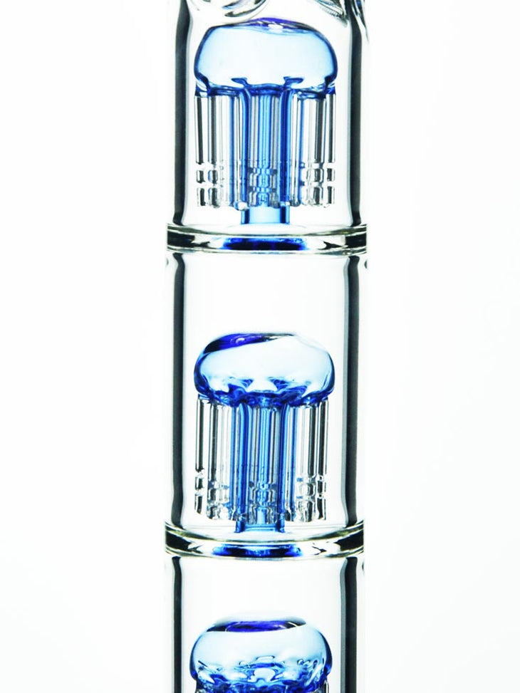 Triple Perc Beaker Bong by AFM — Badass Glass
