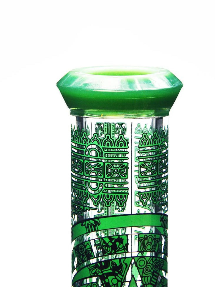 Ancient Mayan Beaker Bong - 9mm Thick — Badass Glass