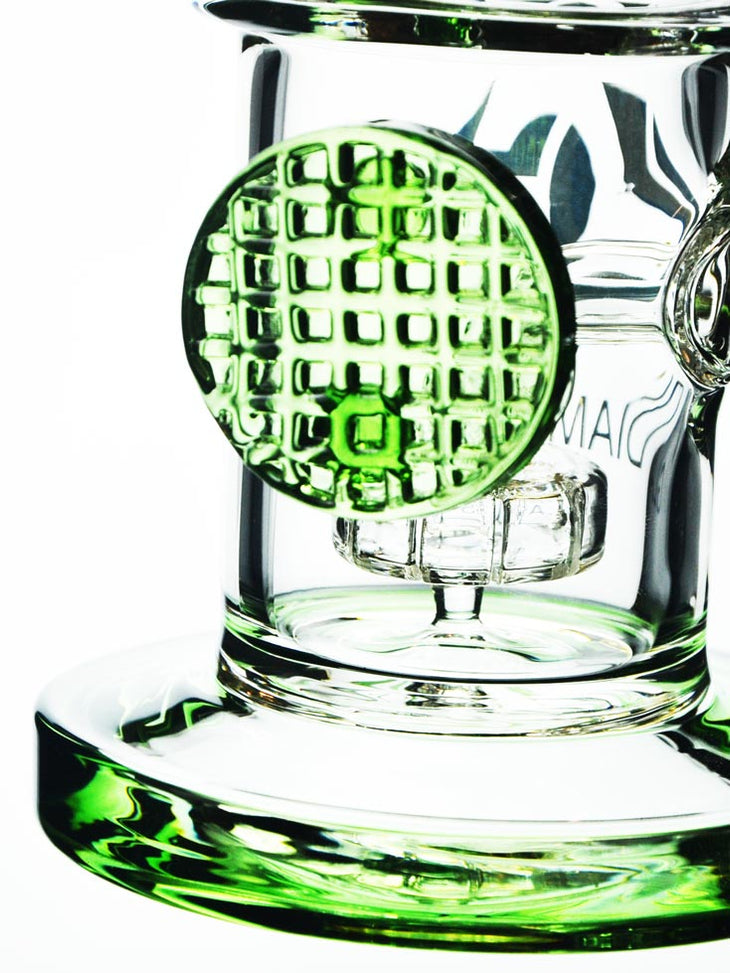 Emerald Green Dab Rig by Diamond — Badass Glass