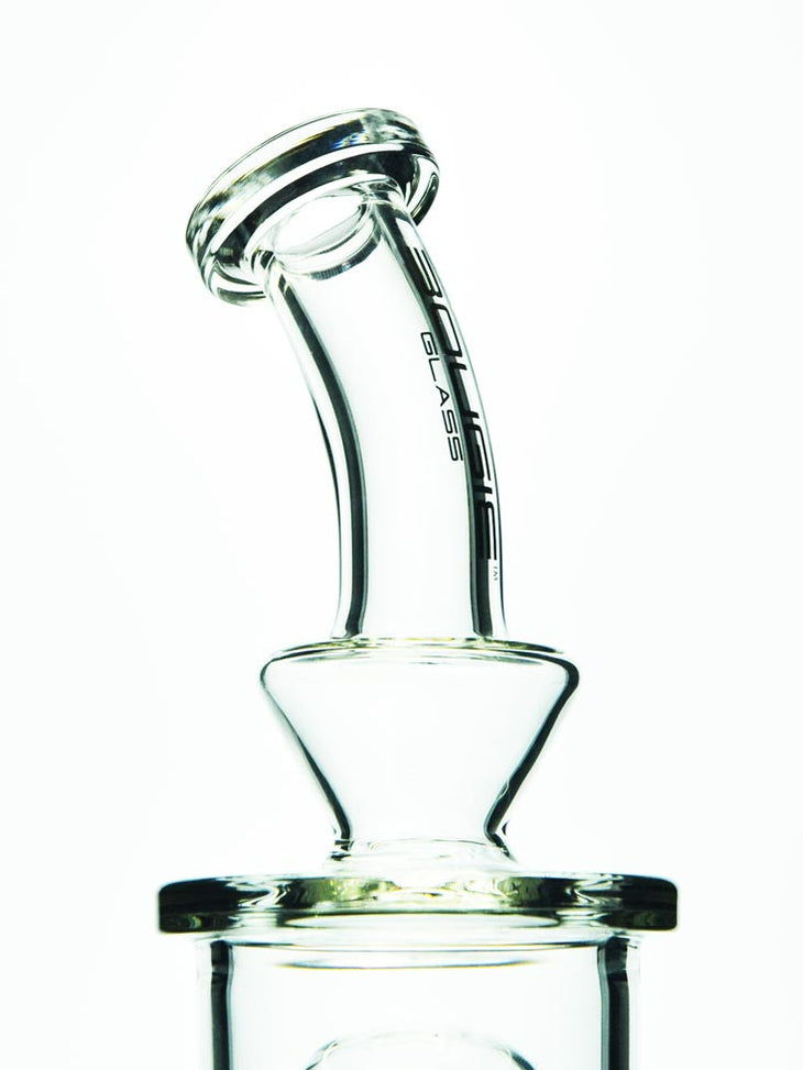 Matrix Double Perc Bong by Bougie Glass — Badass Glass