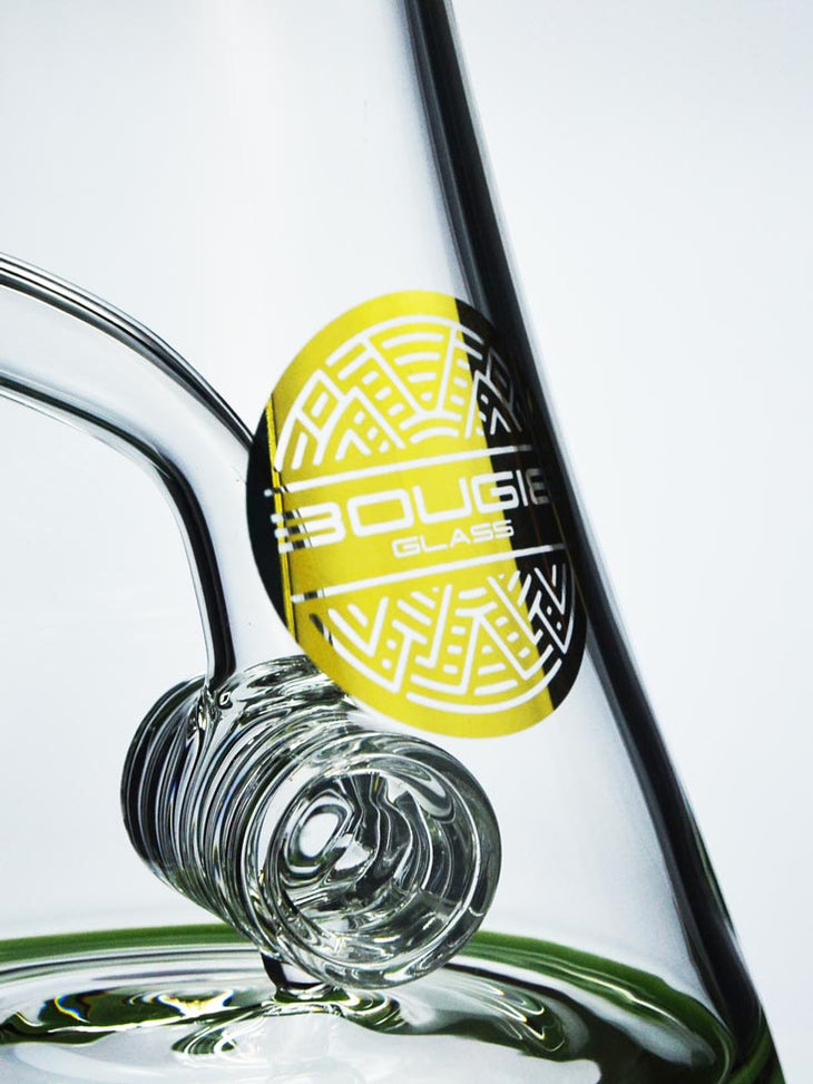 Barrel Perc Beaker — Badass Glass