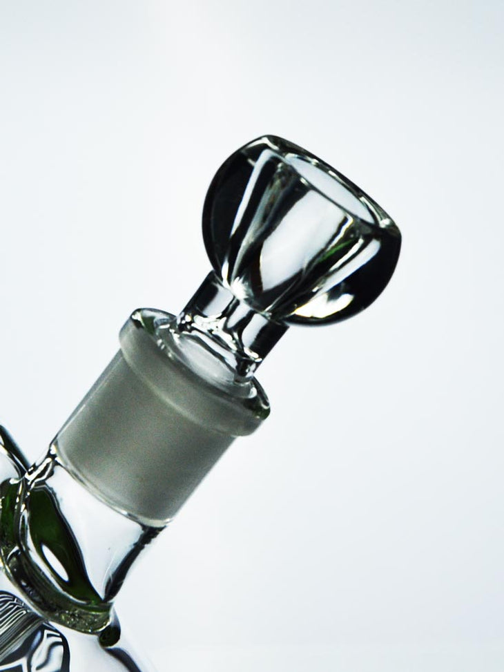 Barrel Perc Beaker — Badass Glass