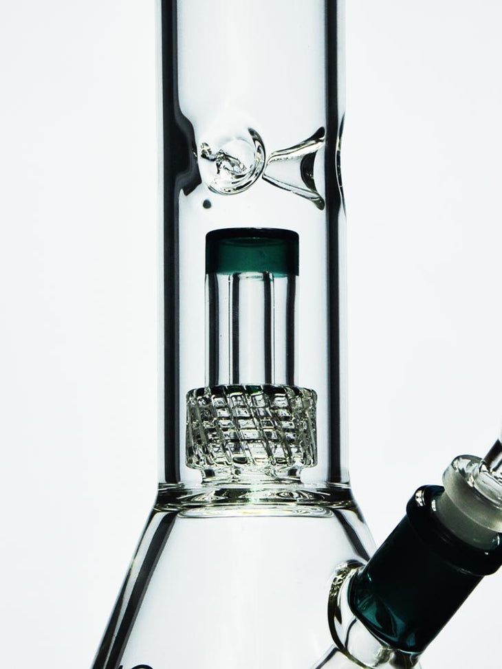 7mm Thick Beaker Bong with Matrix Perc — Badass Glass