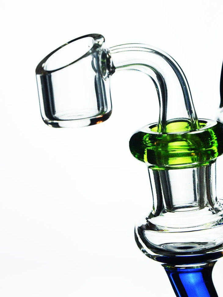 Banger Hanger Dab Rig with Horns — Badass Glass