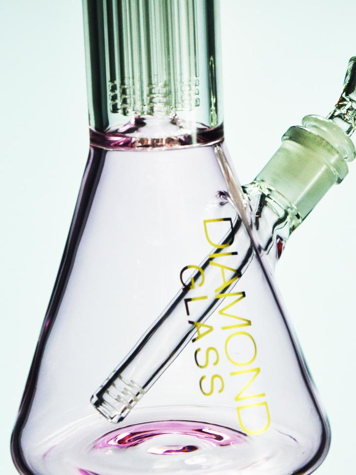 14" Pink Beaker Waterpipe at — Badass Glass