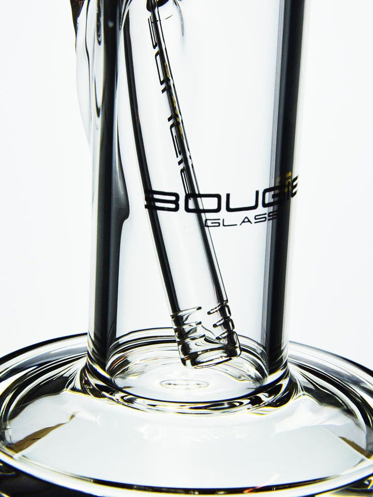 Straight Tube Bongs - Straight Shooter Pipe Bong with Perc - Badass Glass