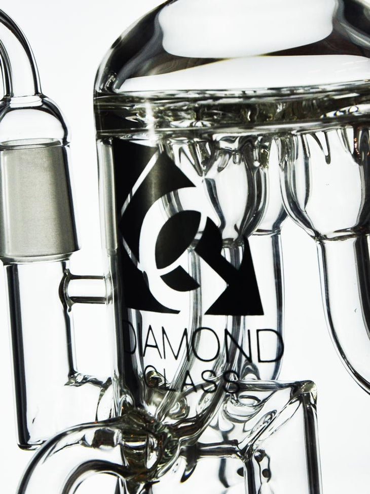 Diamond Glass Triple Incycler: A Masterpiece — Badass Glass