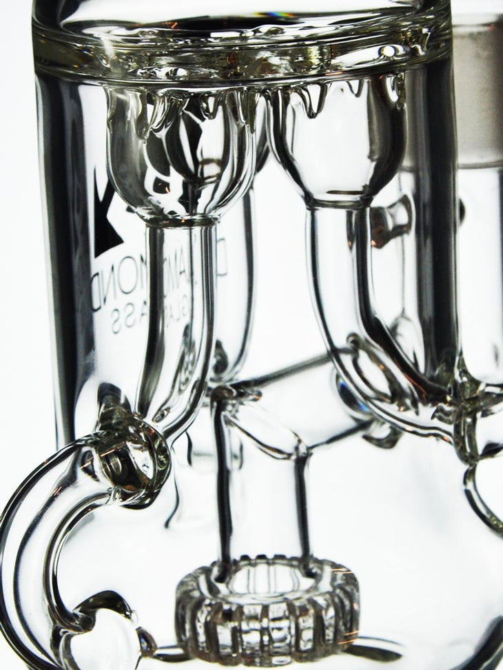 Diamond Glass Triple Incycler: A Masterpiece — Badass Glass