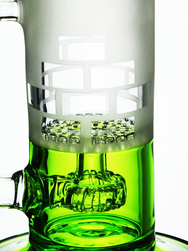 Honeycomb Showerhead Bong by Diamond — Badass Glass