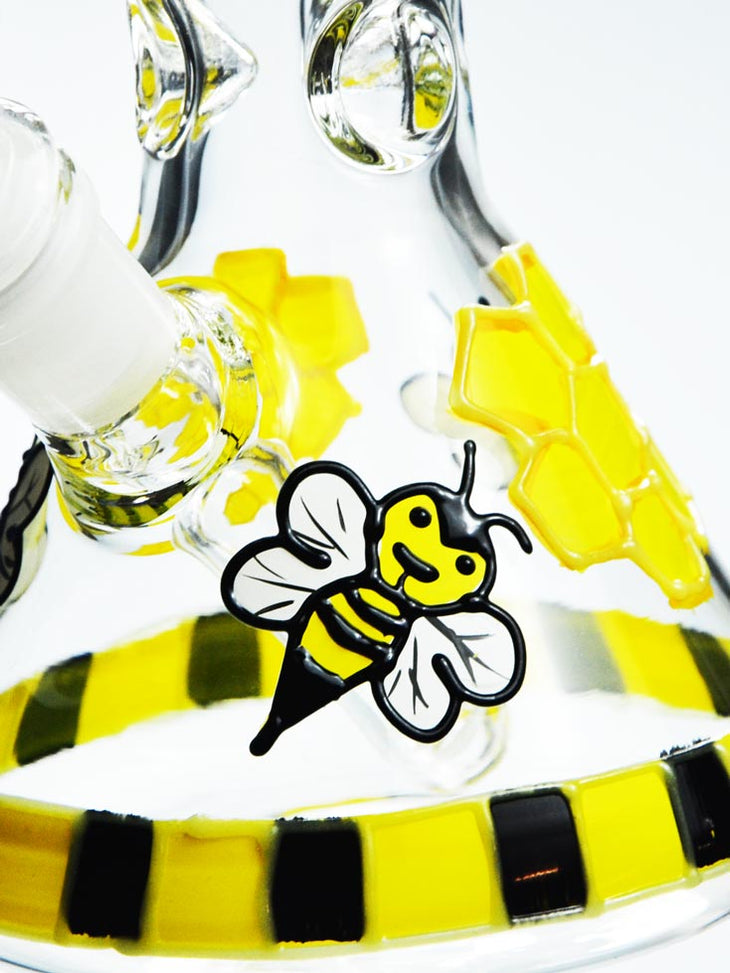 10" Honeybee Bong for Sale — Badass Glass