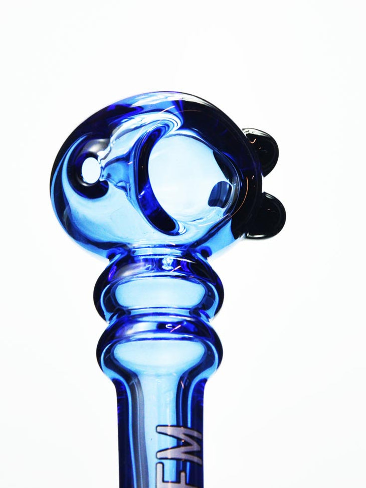 Ice Blue Pipe by AFM — Badass Glass