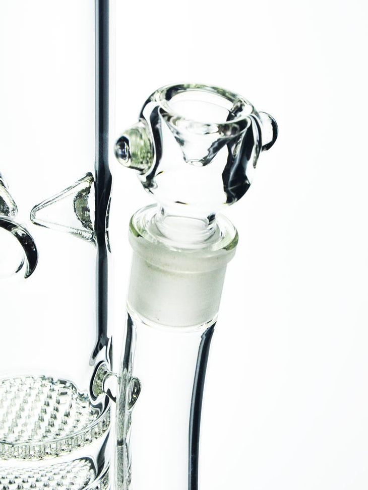 Double Honeycomb Bong by Diamond Glass at — Badass Glass