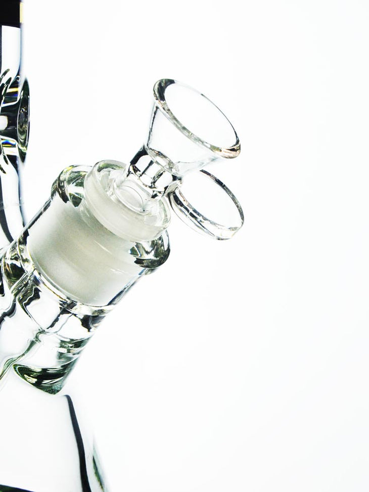 18" Diamond Glass Beaker Bong (Super Thick) — Badass Glass