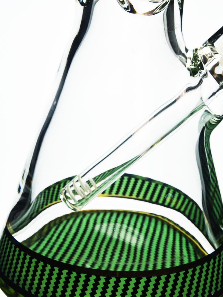 18" Diamond Glass Beaker Bong (Super Thick) — Badass Glass