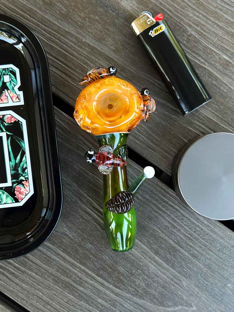 Bee Hive Hand Pipe - Glass Pipes | — Badass Glass