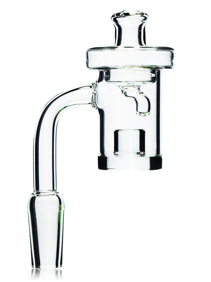 Core Reactor Quartz Banger with Crank Cap — Badass Glass