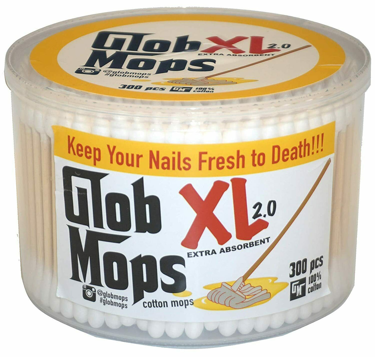 Glob Mops XL 2.0 - 300 count — Badass Glass