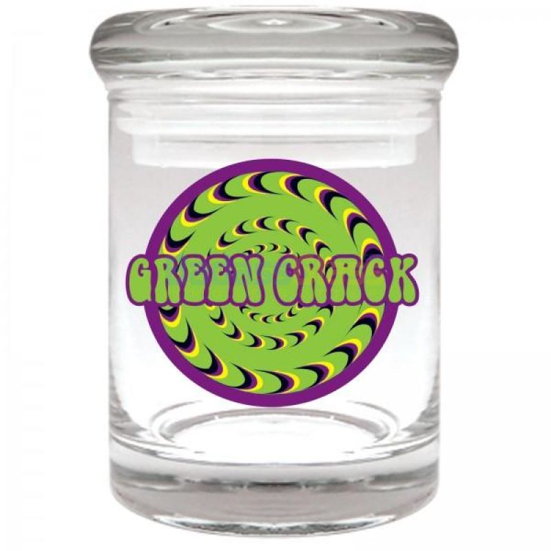 Green Crack Stash Jar 1/8 ounce — Badass Glass