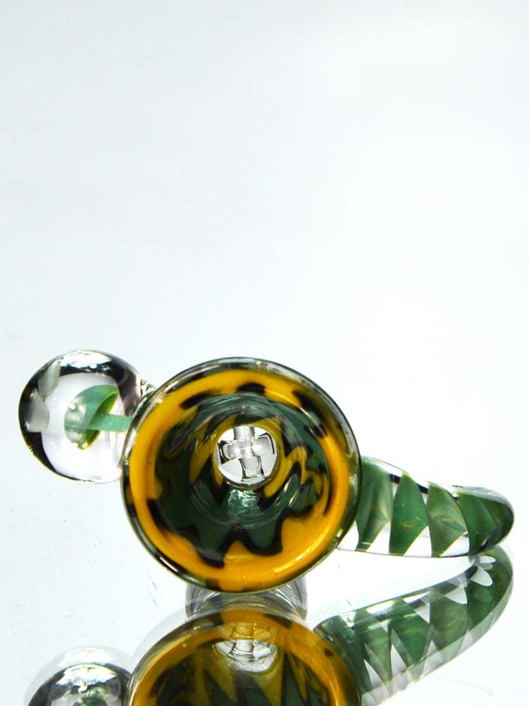 14mm Lemon Lime Slide — Badass Glass