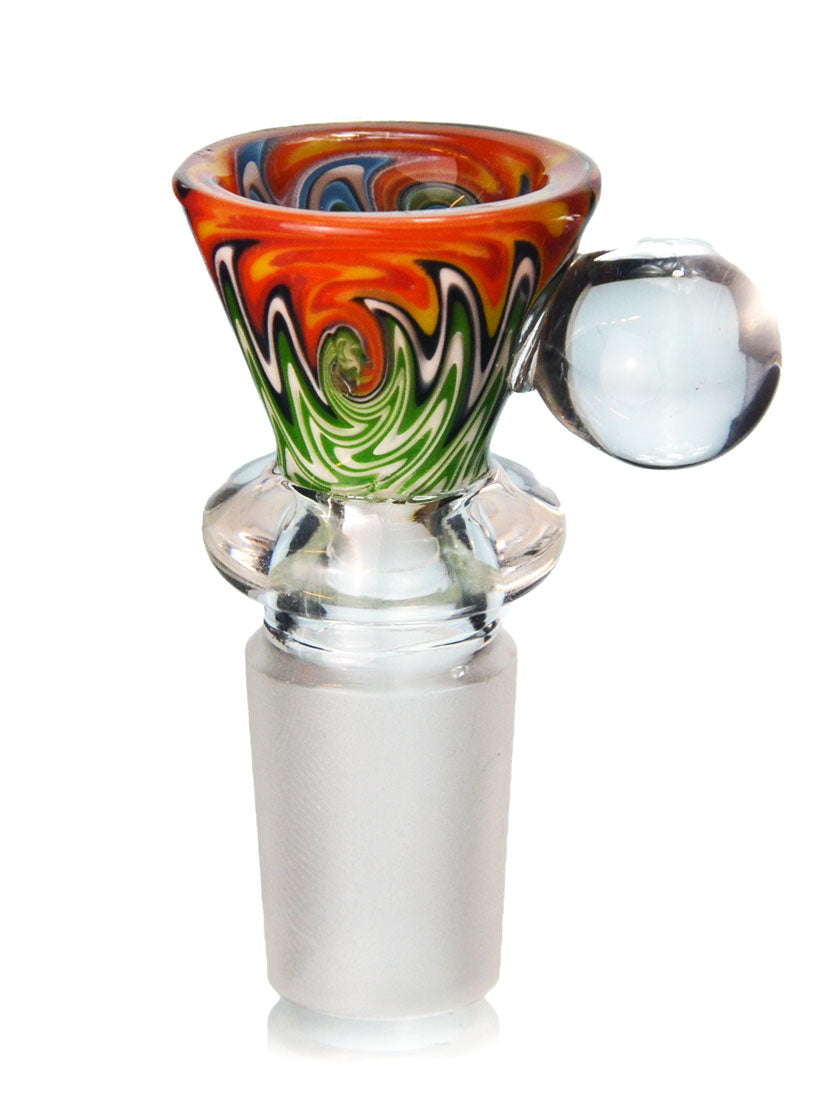 18mm Slide with Honeycomb Screen | Bong Slides — Badass Glass