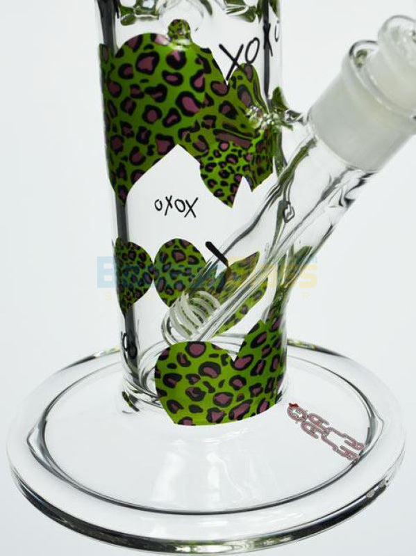 Straight Tube Bongs - Straight Shooter Pipe Bong with Perc - Badass Glass