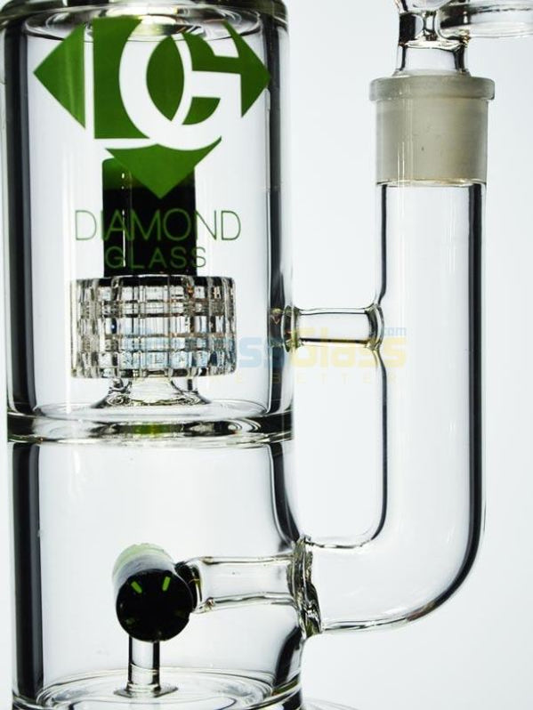 Matrix Pill Perc Bong by Diamond Glass | Water Pipes | — Badass Glass