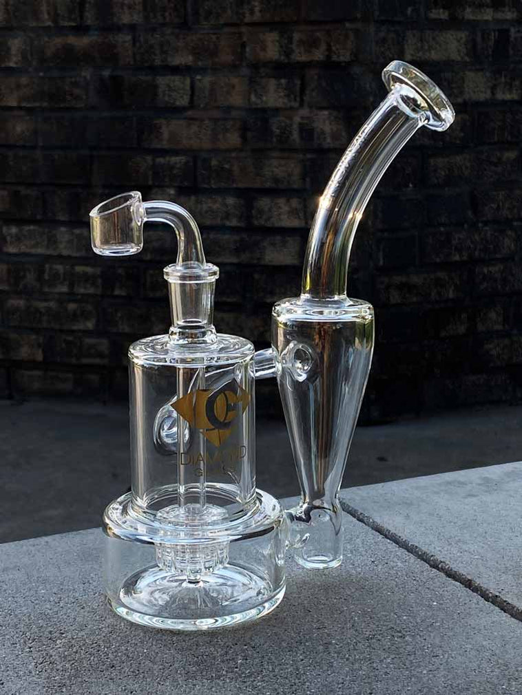 Diamond Glass Bongs, Dab Rigs, Pipes & Ash Catchers - Badass Glass