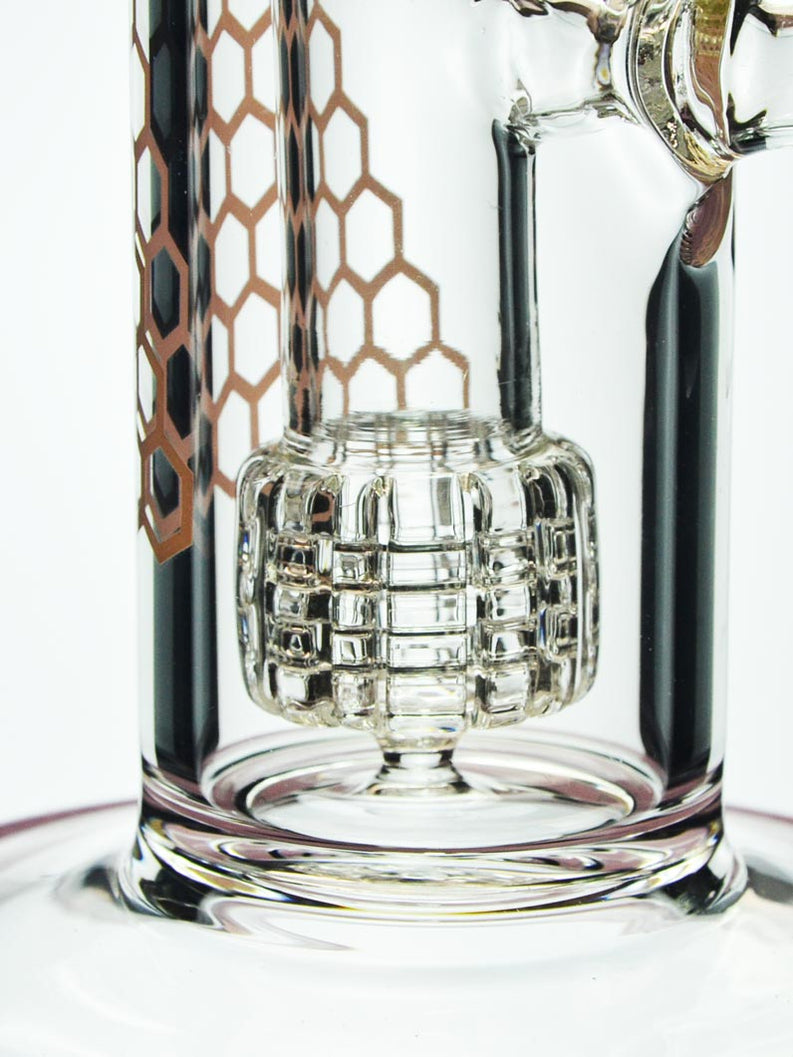 Double Matrix Water Pipe By Diamond Glass — Badass Glass