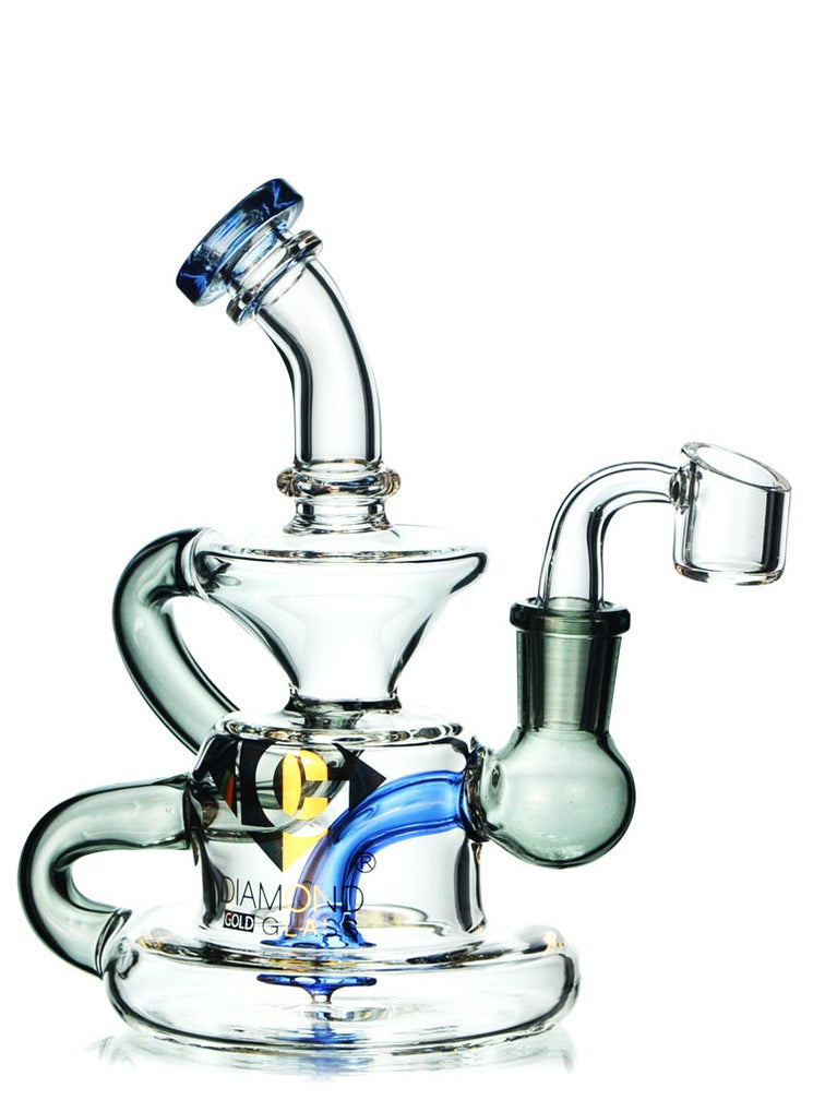 Mini Klein Recycler Dab Rig | Glass Bongs at — Badass Glass