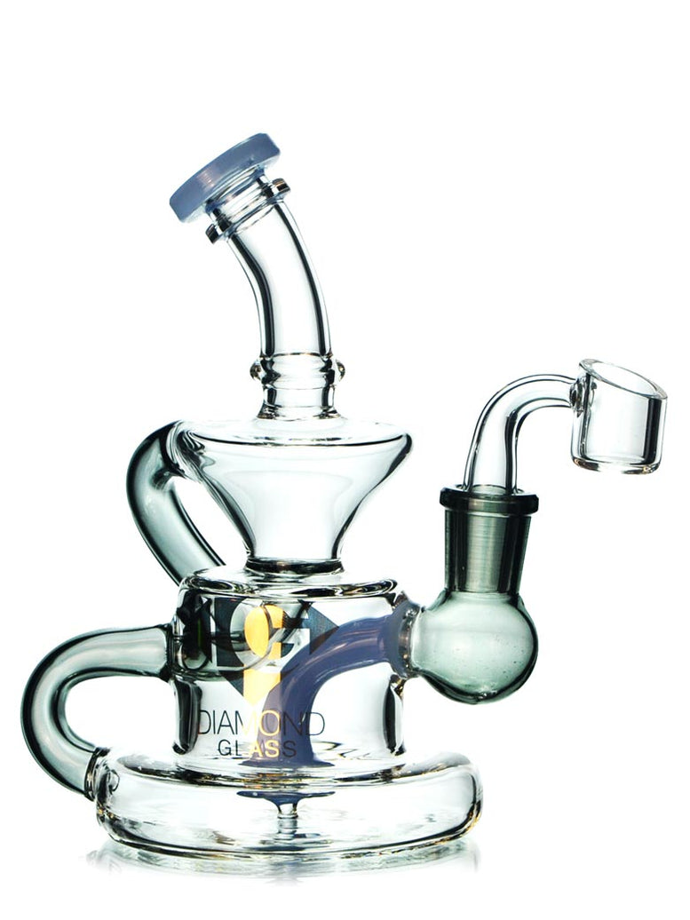 Mini Klein Recycler Dab Rig | Glass Bongs at — Badass Glass