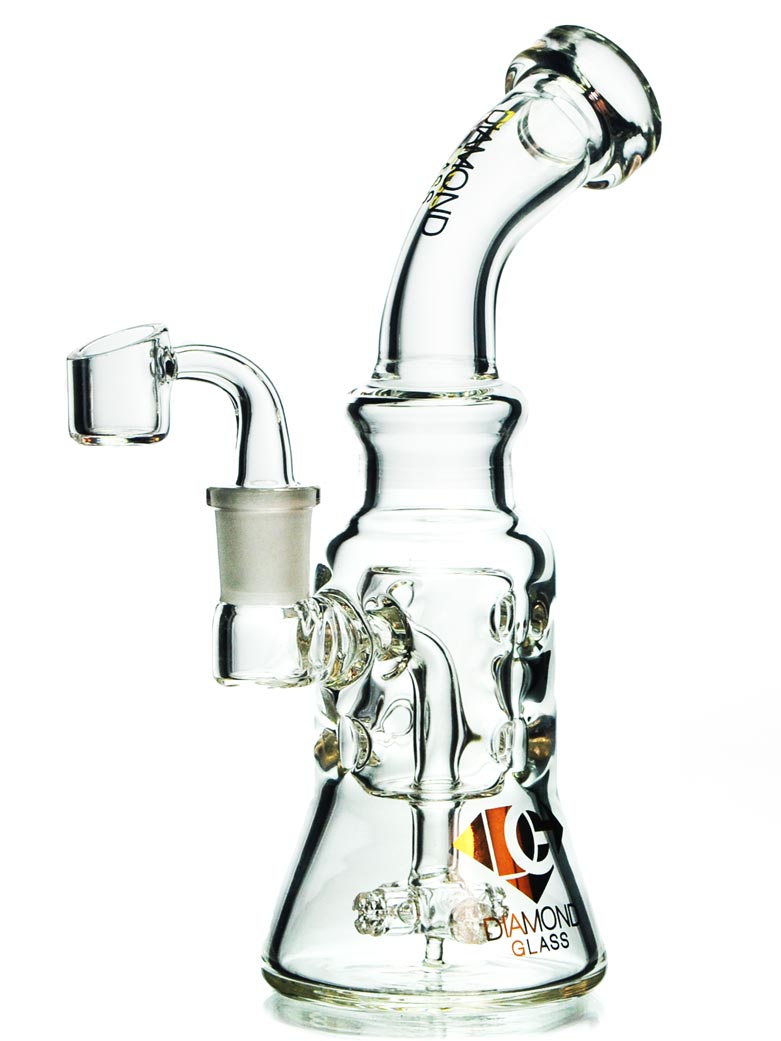 Telescope Dab Rig by Diamond Glass — Badass Glass