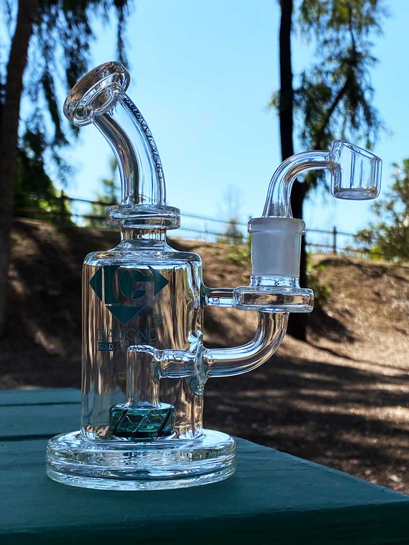 Diamond Glass Dab Rig | Glass Bongs at — Badass Glass